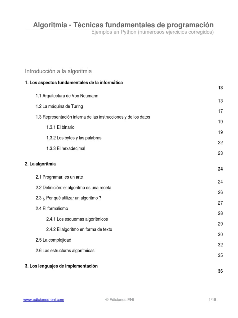 Algoritmia PDF | PDF | Algoritmos | Lenguaje de programación