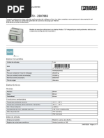 Ficha Técnica - Medidor de Flujo Másico Coriolis FMC | PDF