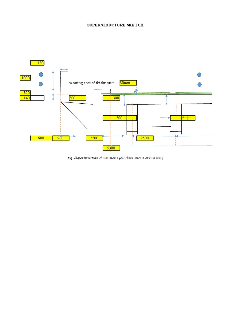 Superstructure Sketch: Fig. Superstructure Dimensions (All Dimensions ...