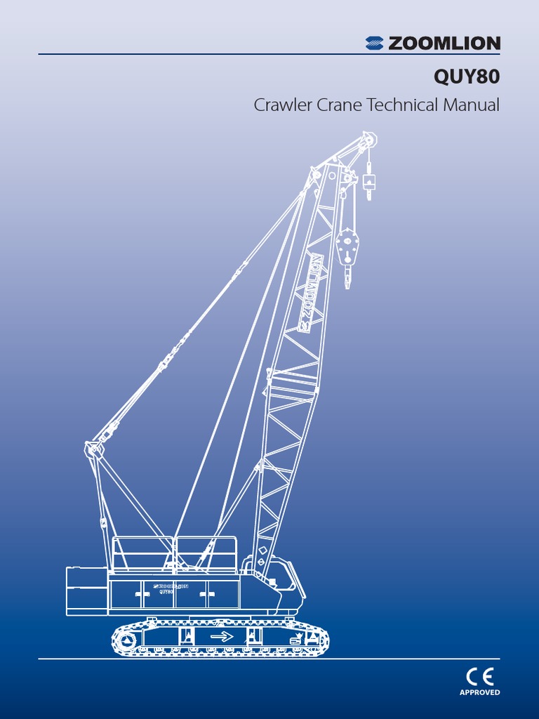 Crawler Crane Technical Manual: Approved | PDF | Crane (Machine) | Engines