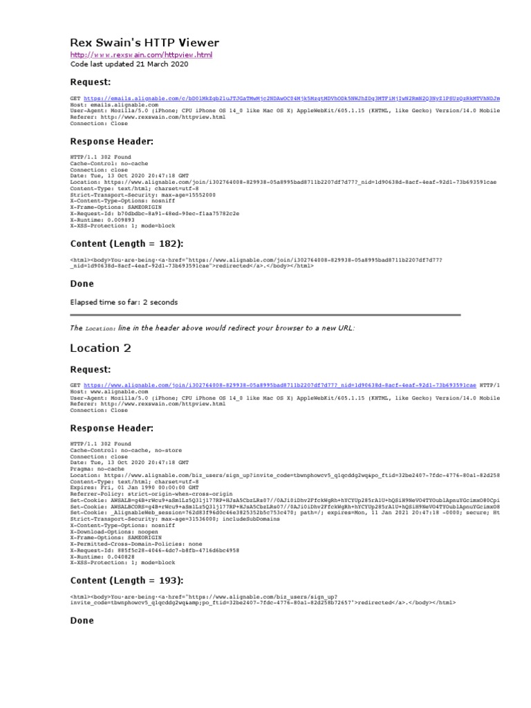 Rex Swain's HTTP Viewer 4 PDF | PDF | Hypertext Transfer Protocol ...