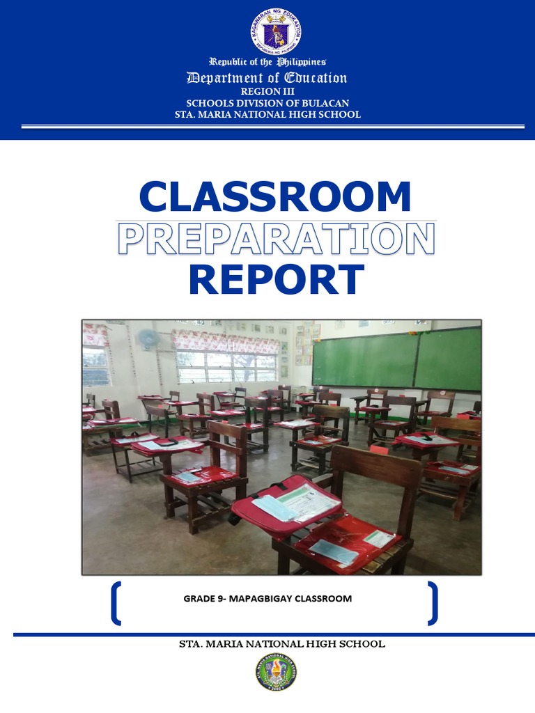 Grade 9 Classroom Prep Report | PDF | Career & Growth | Wellness