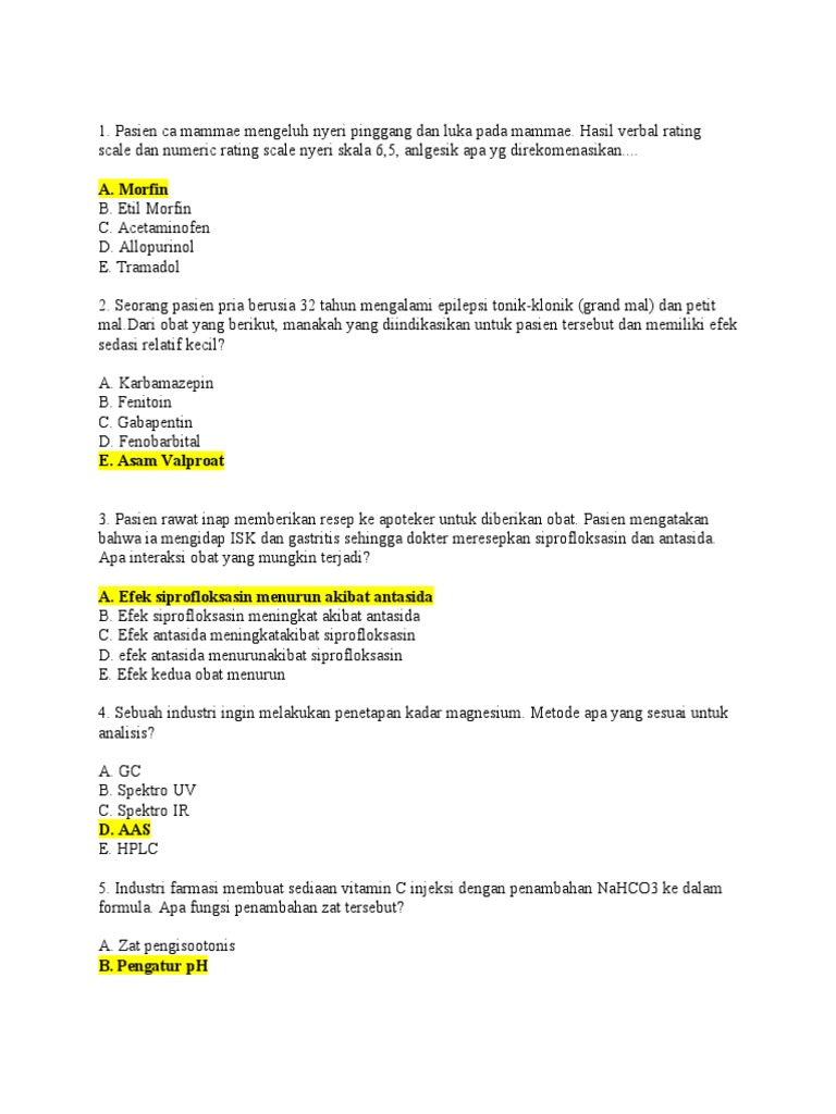 Soal Pak Feri | PDF | Kesehatan Holistik