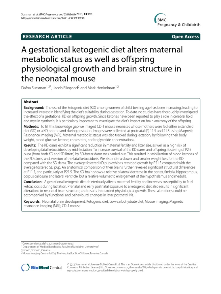 Sussmann | PDF | Ketosis | Brain