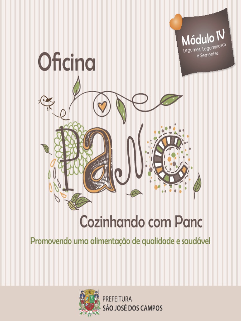 Livro de Receitas Panc Mod4 PDF | PDF | Alimentos | Plantas comestíveis