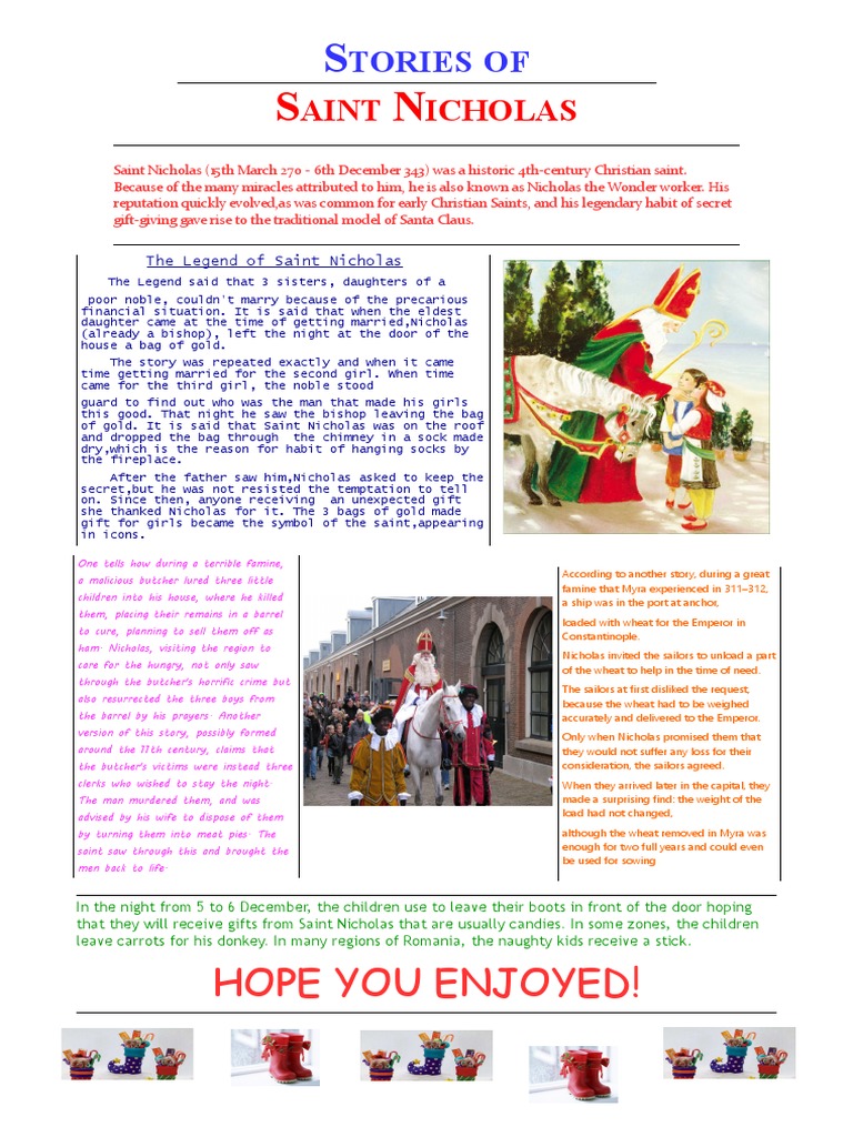 Saint Nicholas: Legends for Kids | PDF