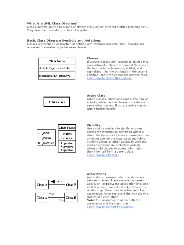 What Is A Uml Class Diagram Pdf Class Computer Programming Inheritance Object Oriented