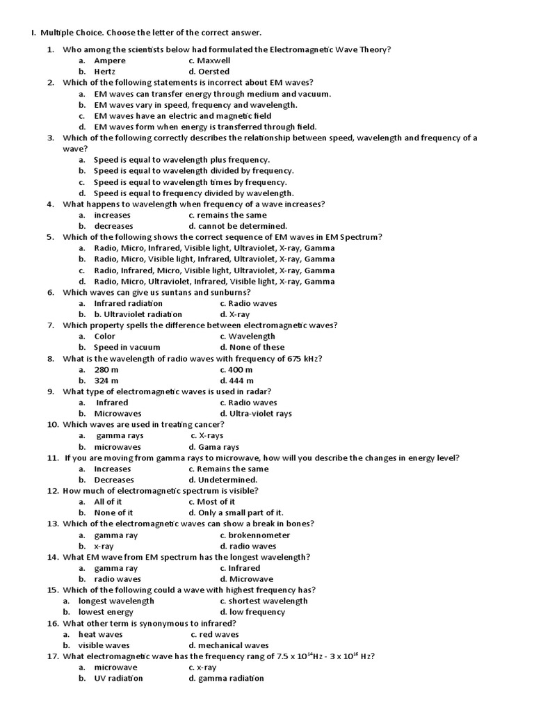 Understanding the Electromagnetic Spectrum | PDF | Electromagnetic ...