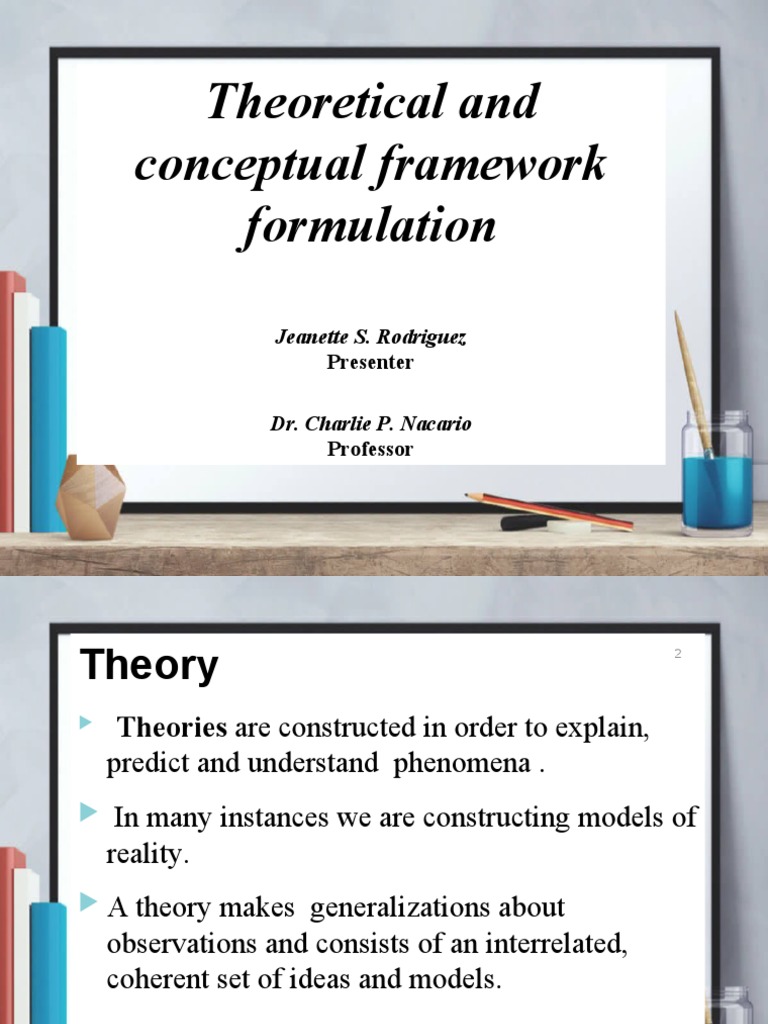 Topic 6 Theoretical and Conceptual Framwork Formulation | PDF | Conceptual Framework | Theory