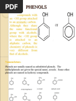 PHENOLS | PDF | Functional Group | Acid