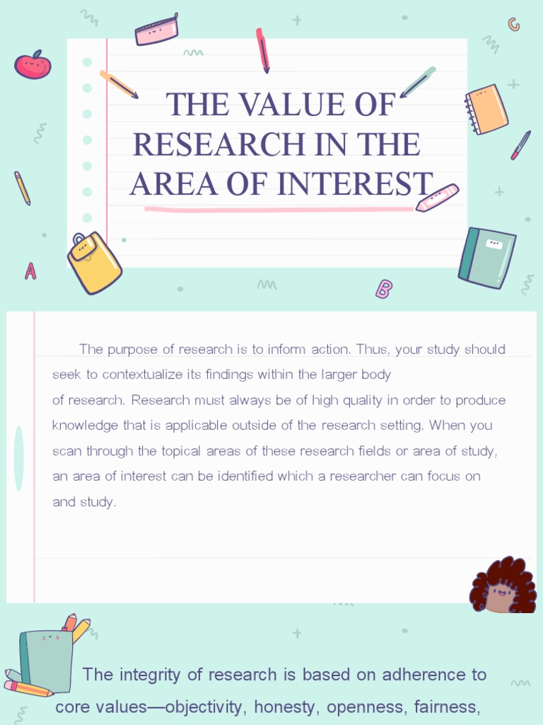 Lesson 5 - Value of Research | PDF | Question | Behavior Modification