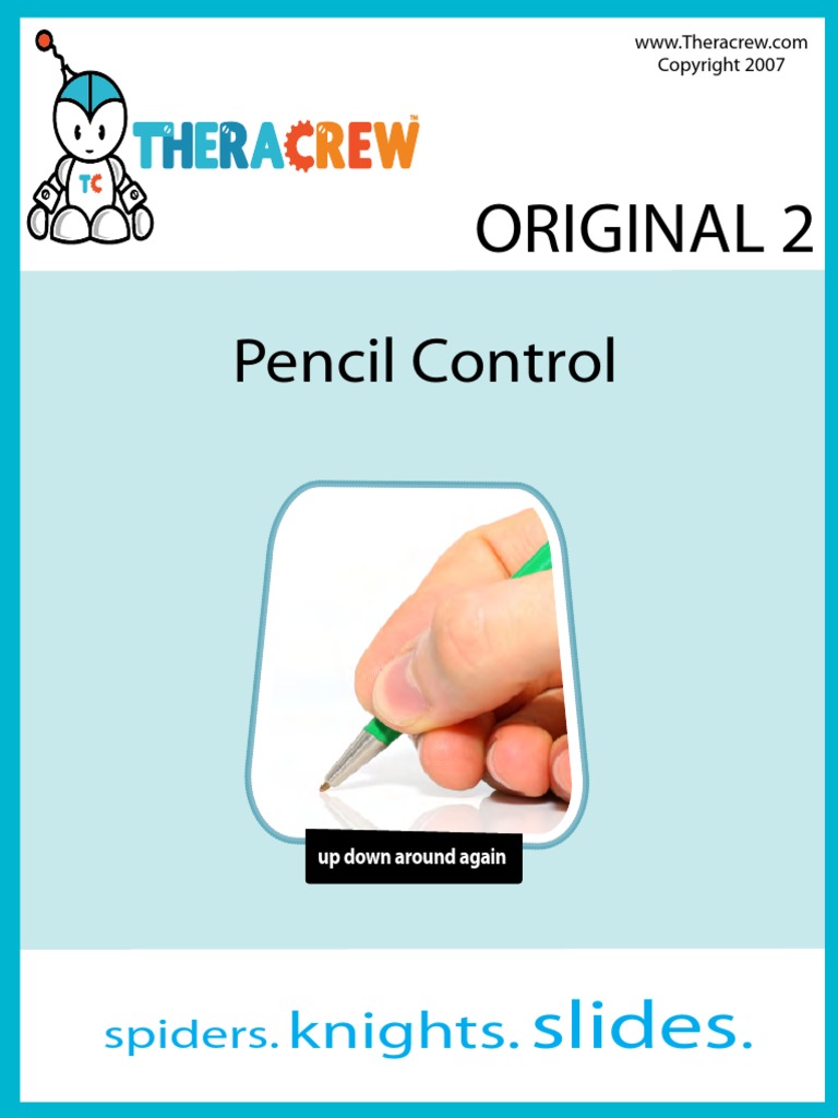 Theracrew Handwriting Pencil Control-Fluency Patterns Workbook PDF | PDF