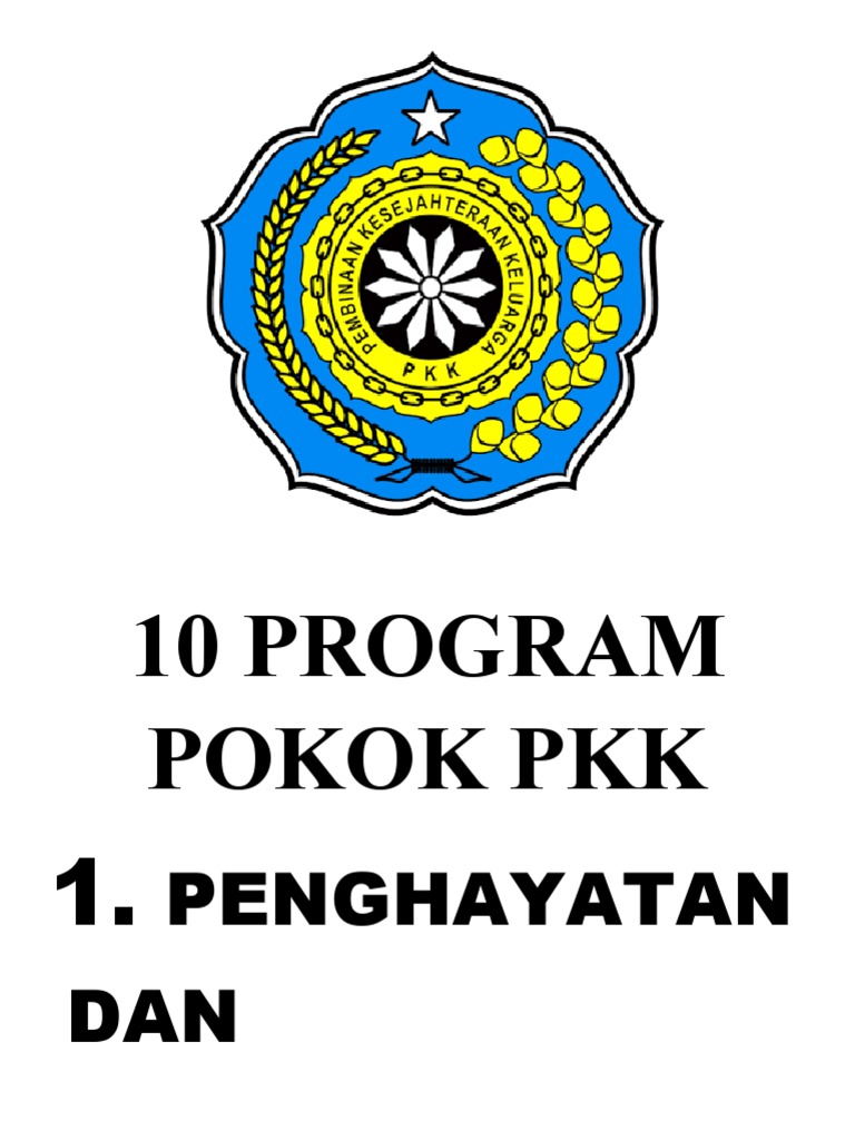 10 Program Pokok PKK | PDF