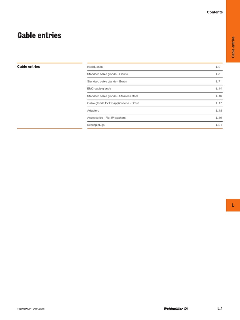 Cat3 L en | PDF | Electrical Connector | Materials