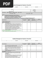 ISO 13485 Internal Audit Checklist | PDF | Verification And Validation ...