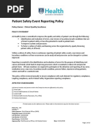 Sentinel Event Policy | PDF | Joint Commission | Patient Safety