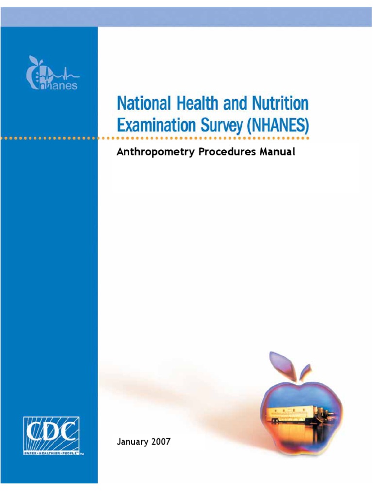 Manual NHANES | PDF | Body Mass Index | Anthropometry