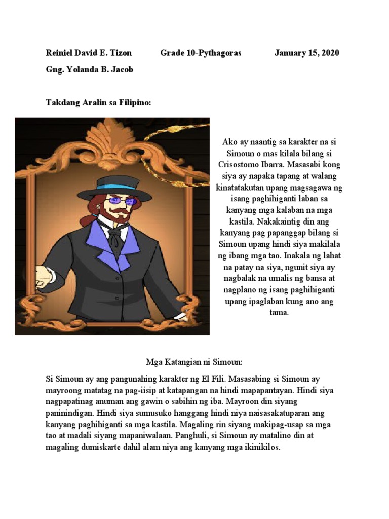 Filipino Simoun | PDF