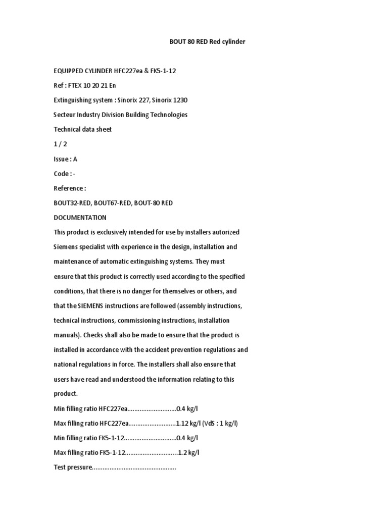 Red Cylinder - Requirements | PDF | Valve | Mechanical Engineering