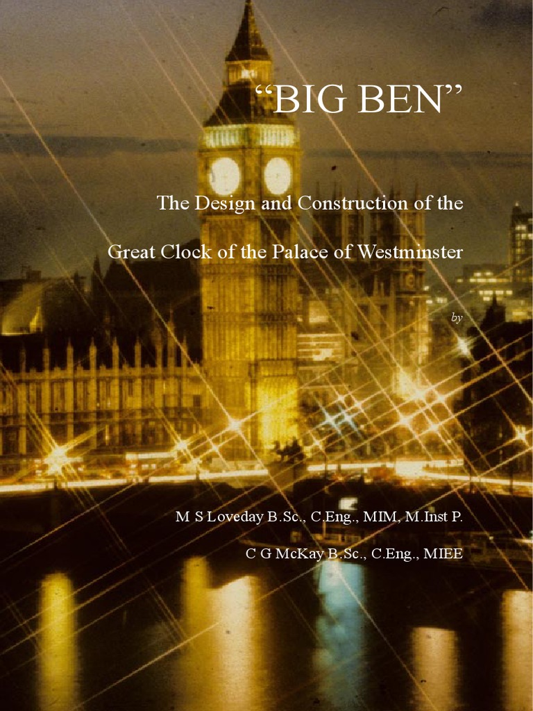 I Mech E Big Ben PDF | Download Free PDF | Palace Of Westminster | Clock