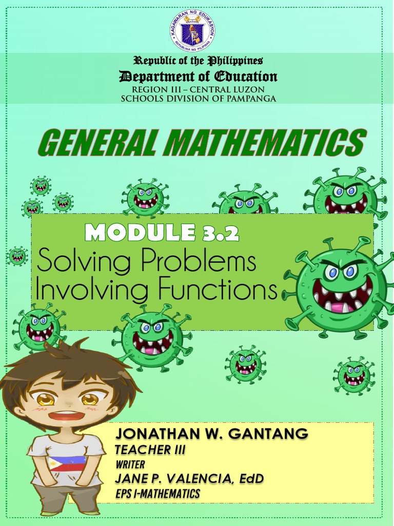 Grade 11 1st Quarter Module 3 2 Solving Problems Involving Functions