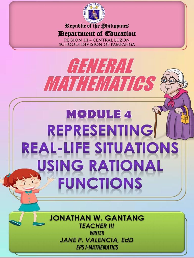 Grade 11 1st Quarter Module 4 Representing Real Life Situations Using ...