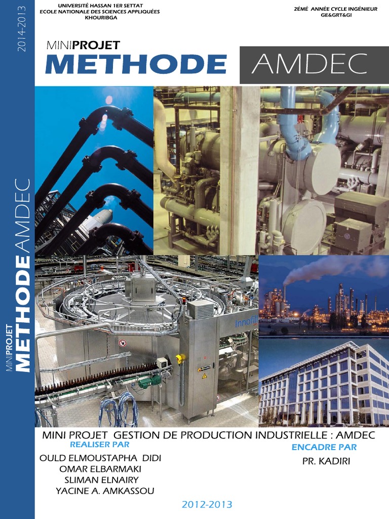 AMDEC : Optimisation des Moyens de Production | PDF | Science des systèmes | Informatique