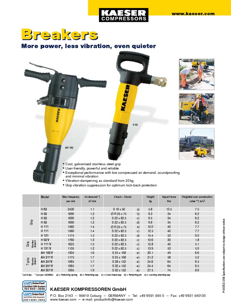 Kaeser Breakers | PDF | Applied And Interdisciplinary Physics ...