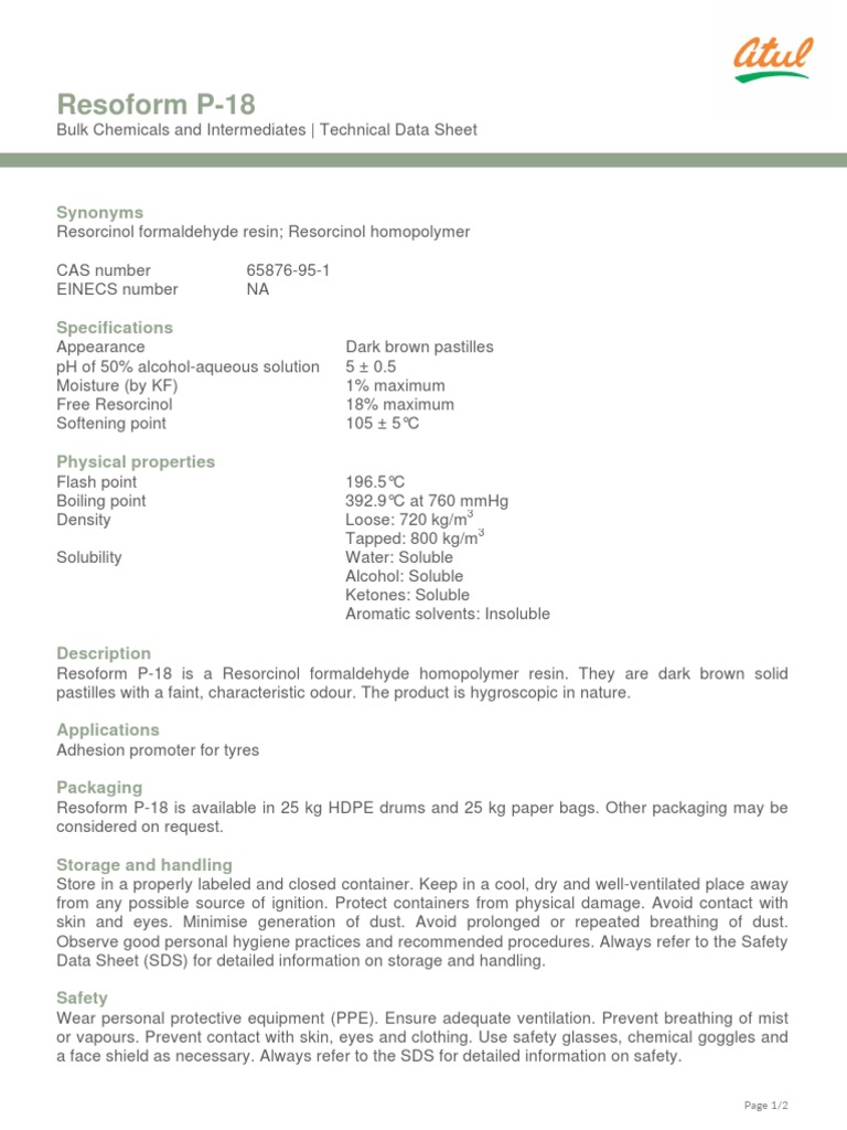BI - Resoform P18 | PDF | Solubility | Breathing