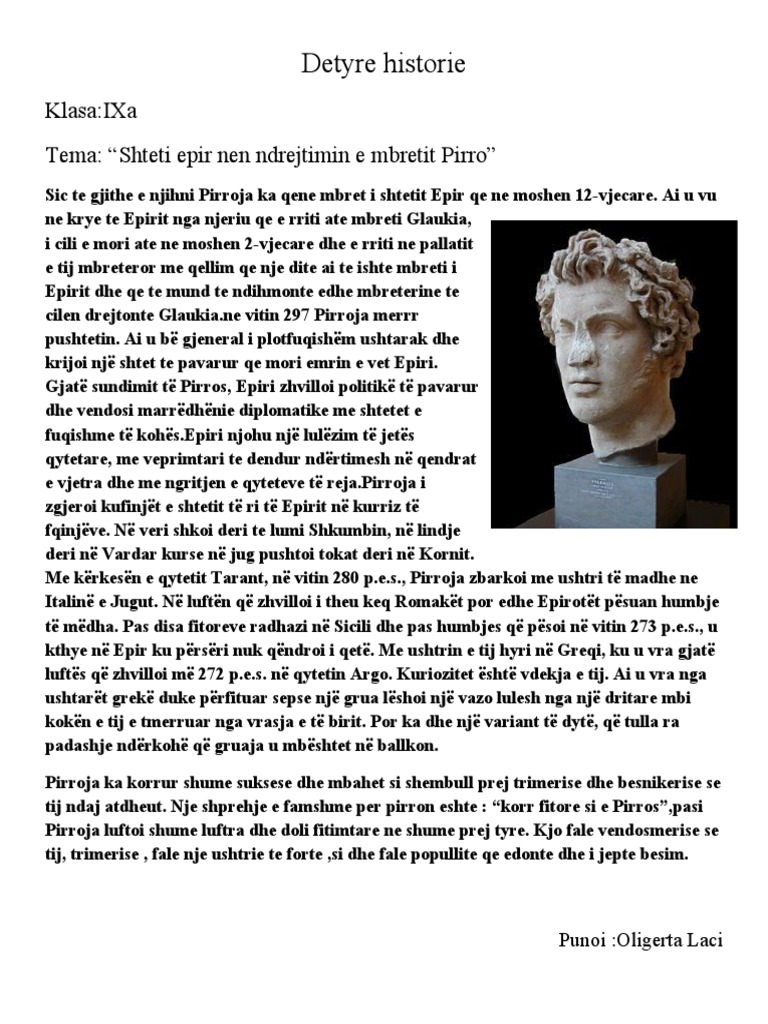 Pirroja Epirit | PDF