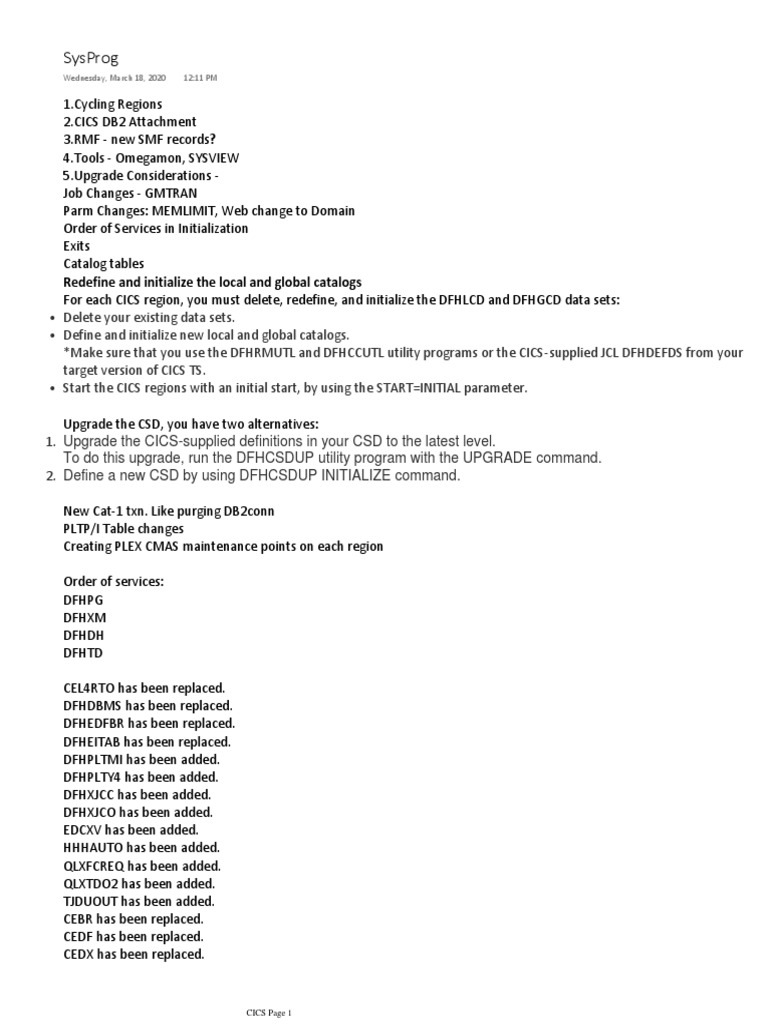 Sysprog: Redefine and Initialize The Local and Global Catalogs | PDF | File System | Computer ...