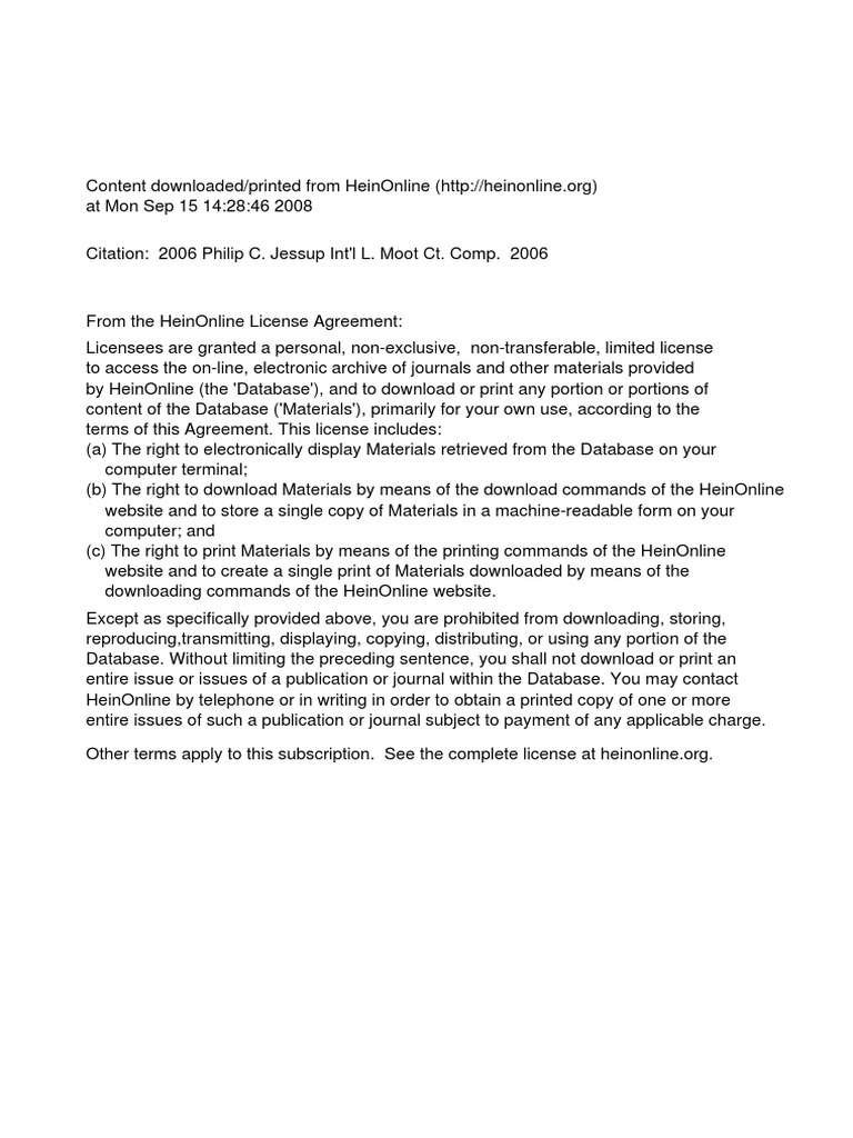 Understanding Bench Memos in Moot Court | PDF | International Law | Treaty