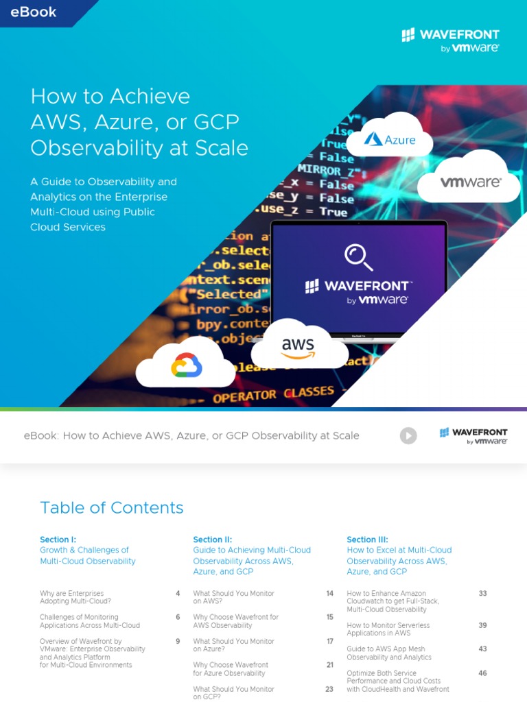 How To Achieve Aws Azure or GCP Observability at Scale | PDF | Cloud ...