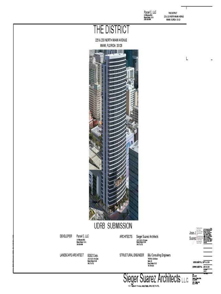Sieger Suarez Architects Zoning Submittal | PDF | Leadership In Energy ...