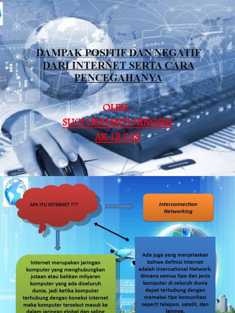 (PPT) Dampak Positif Dan Negatif Internet Sebagai Media Komunikasi | PDF