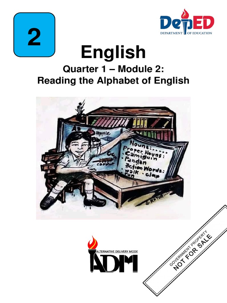 English: Quarter 1 - Module 2: Reading The Alphabet of English | PDF ...