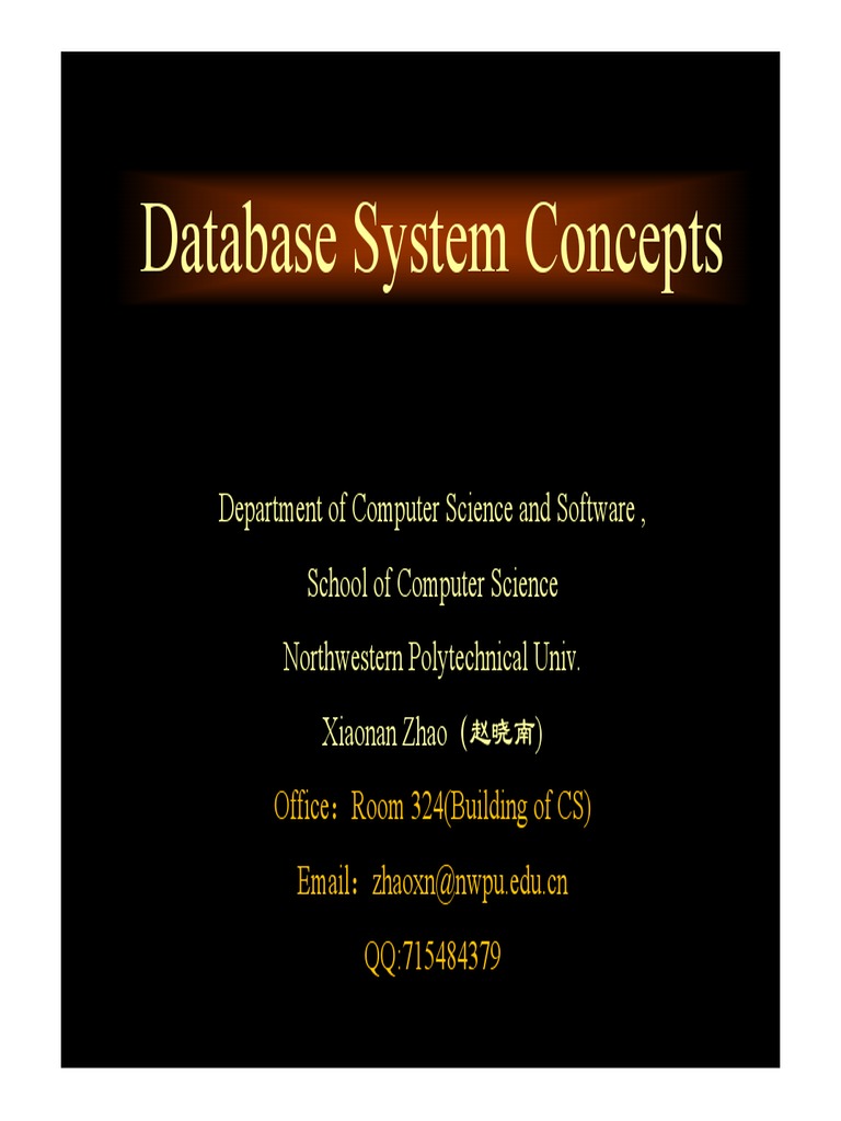 Database System Concepts | PDF