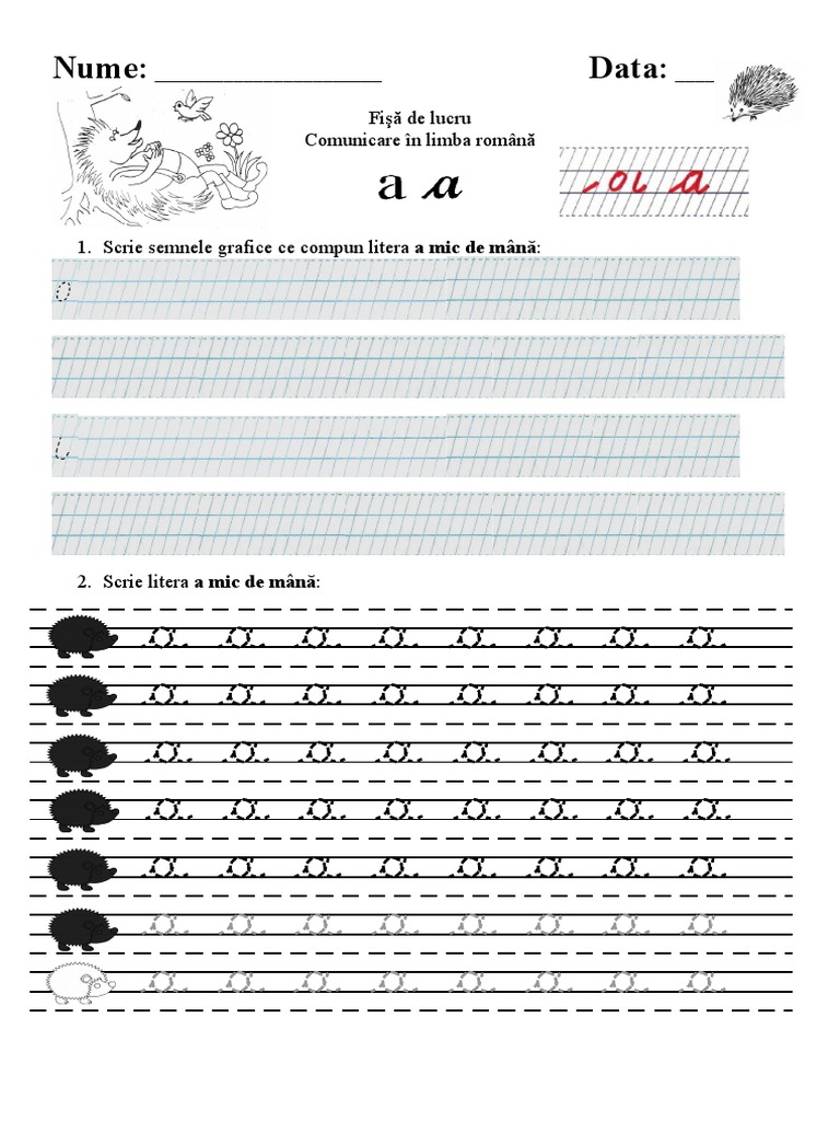 Fisa de Lucru A Mic de Mana | PDF