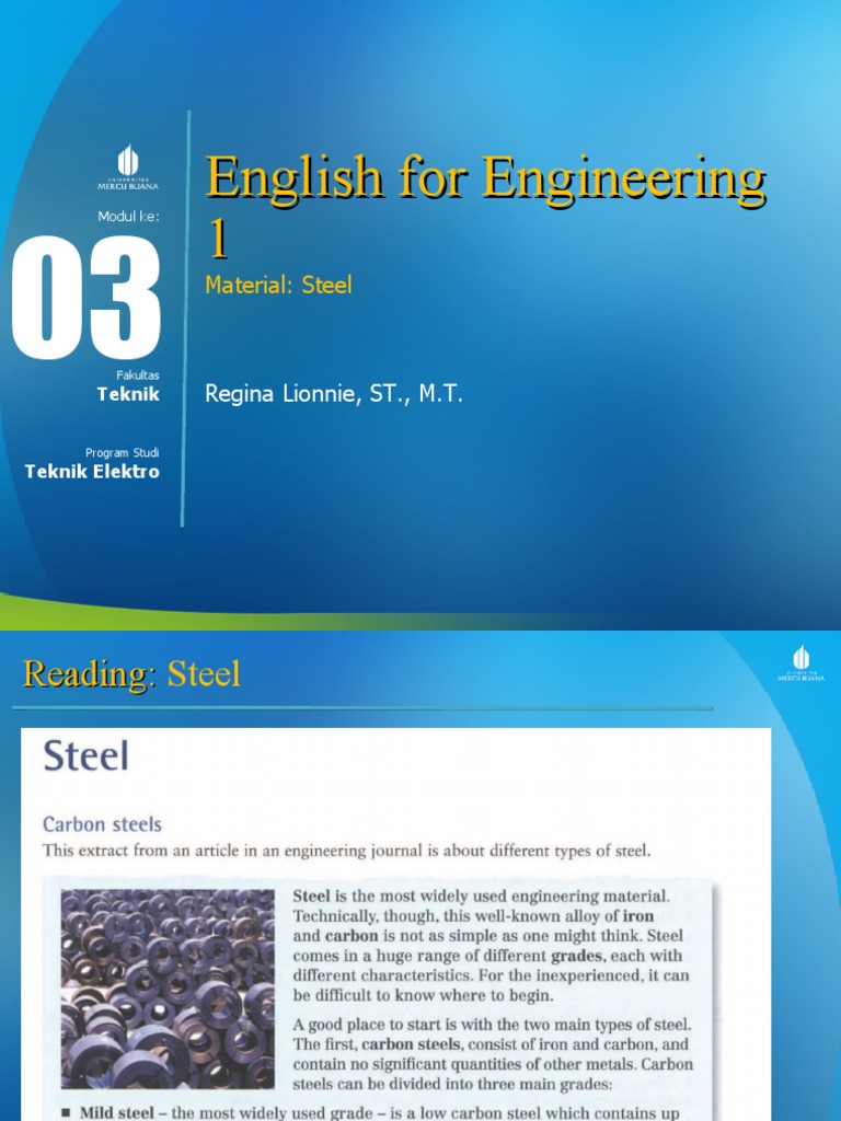 English For Engineering 1 | PDF