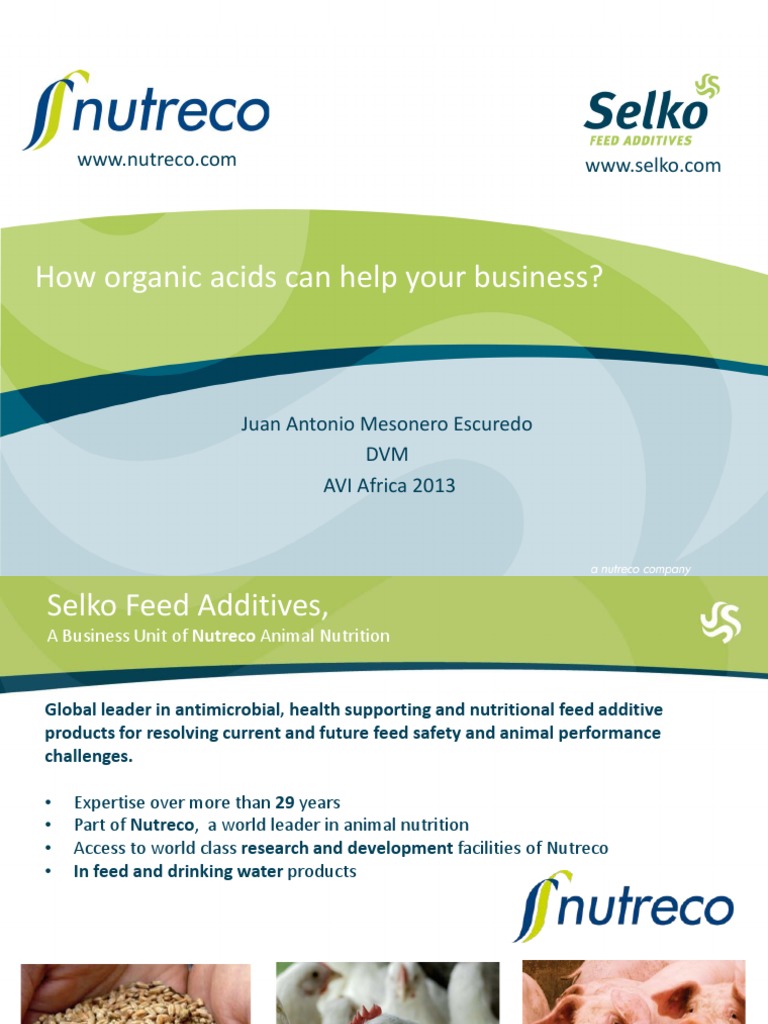 How Organic Acids Can Help Your Business | PDF | Acid Dissociation ...