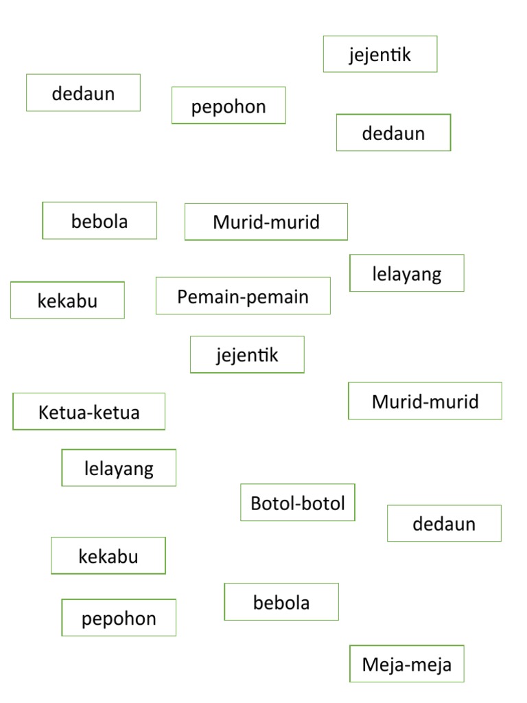 Lembaran Kata Ganda Separa | PDF