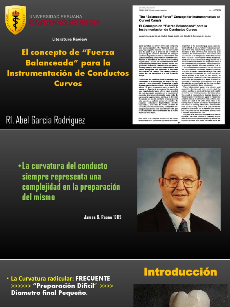 Rev. de Lit. TEMA 1. El Concepto de Fuerza Balanceada para La ...