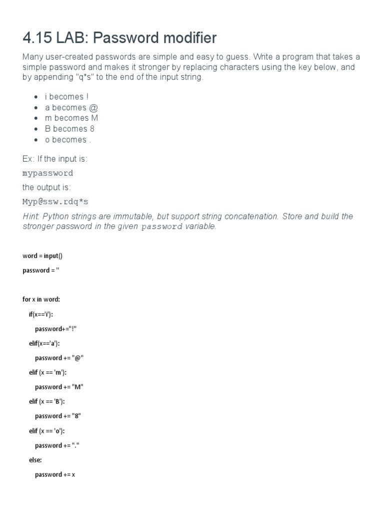4 15 Lab Password Modifier Pdf