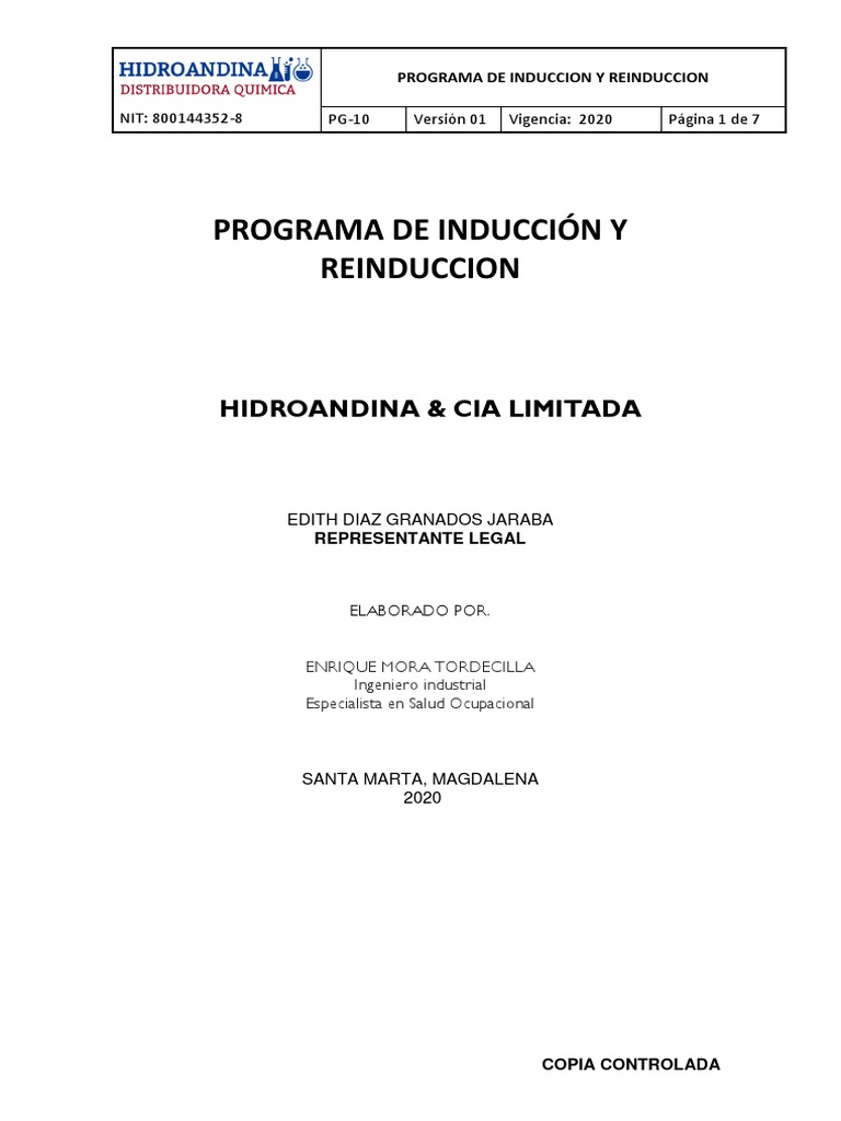 Programa de Induccion y Reinducción. | PDF | Agencia Central de Inteligencia | Razonamiento ...