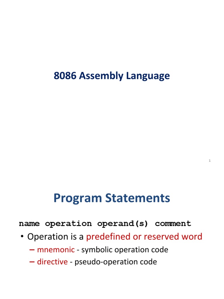 Micro 7 | PDF | Assembly Language | Pointer (Computer Programming)