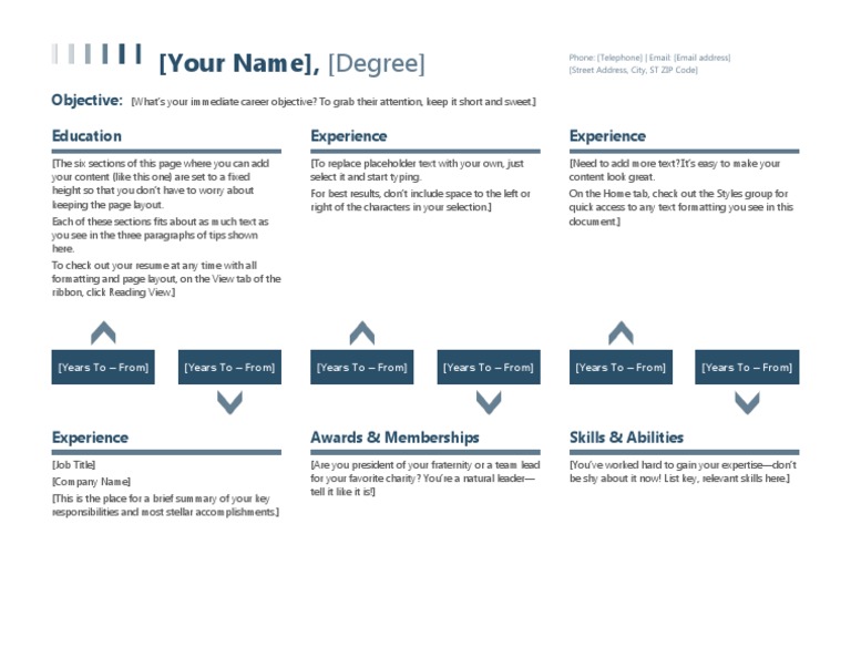 Resume (Timeline) | PDF | Career & Growth | Business