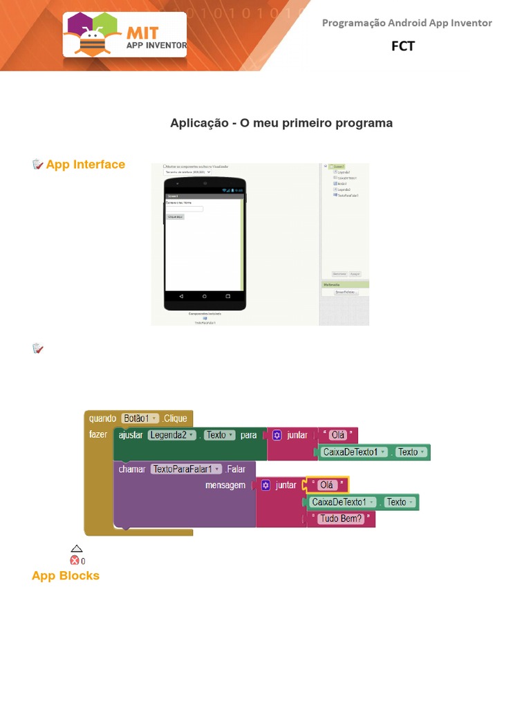 Exercícios Appinventor | PDF | Aplicativo para celular | Android ...
