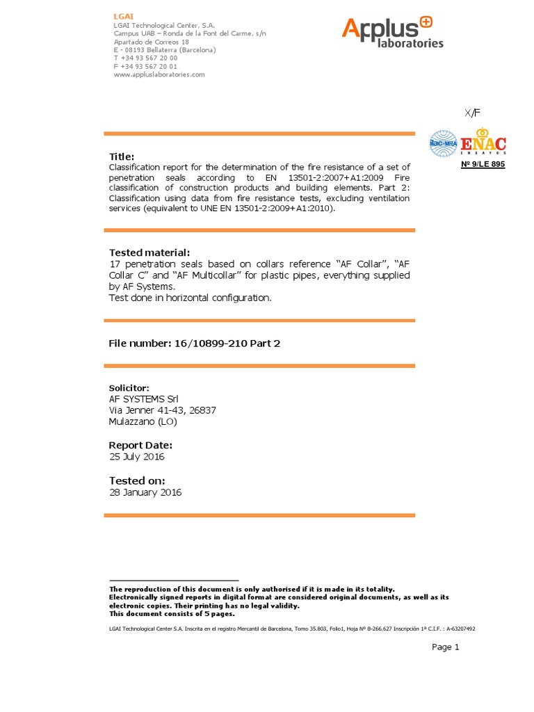 Applus 16-10899-210 P2 Af System | PDF | Pipe (Fluid Conveyance ...