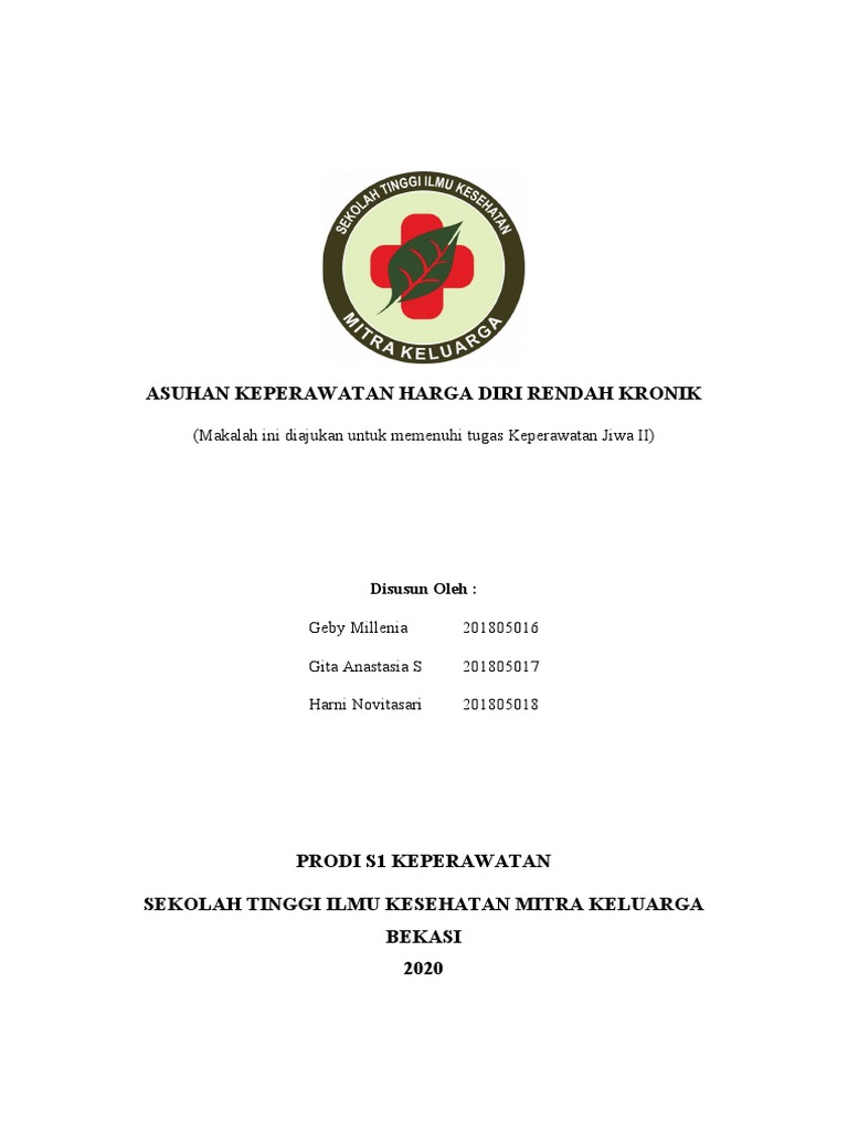 Asuhan Keperawatan Harga Diri Rendah | PDF | Pengembangan Diri