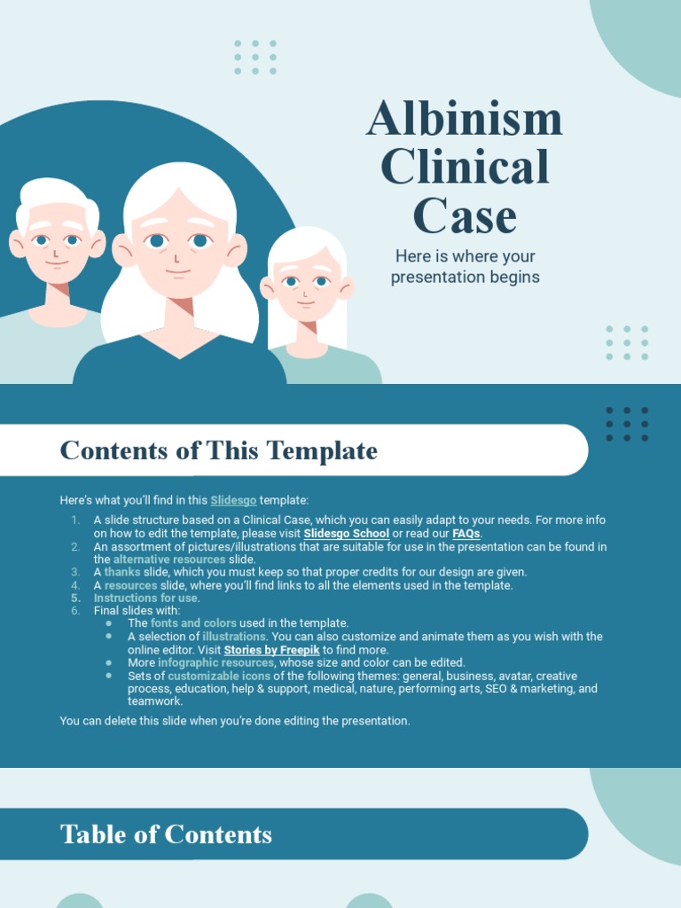 Albinism Clinical Case by Slidesgo | PDF | Planets | Solar System